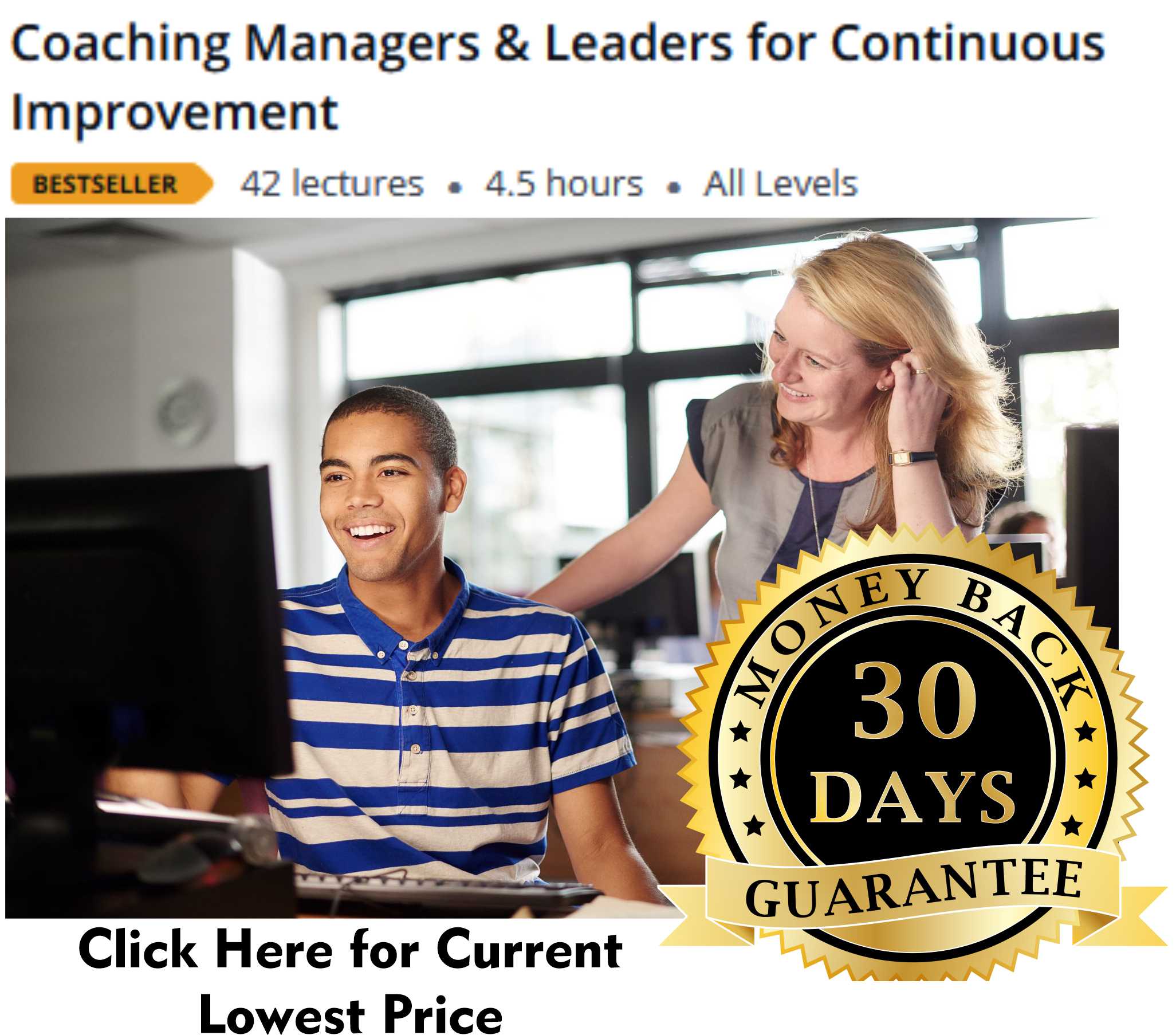 Coaching Image with Badge - Institute for Leadership Excellence, LLC